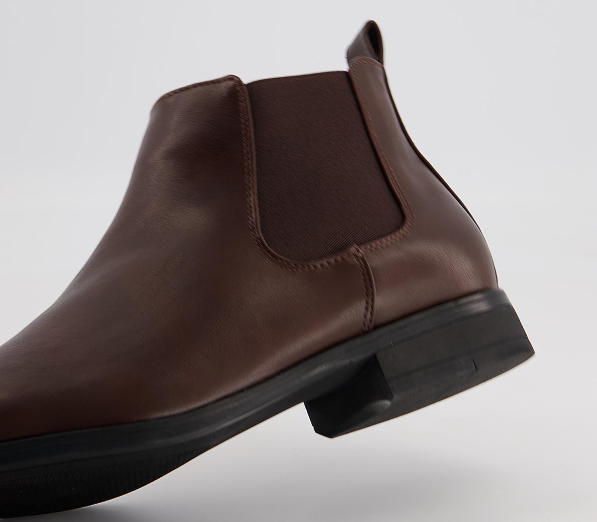 OFFICE Bexley Formal Chelsea Boots Brown - Men’s Boots