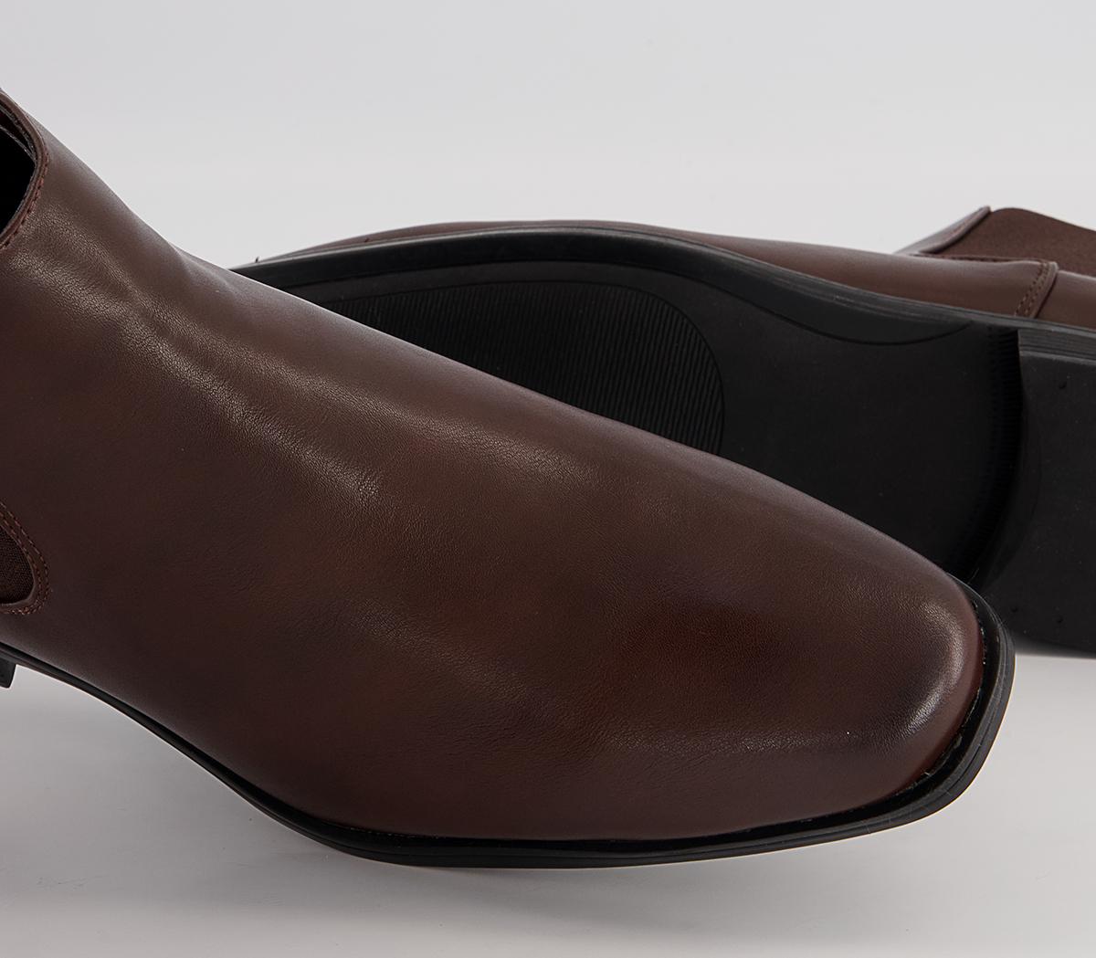 OFFICE Bexley Formal Chelsea Boots Brown - Men’s Boots