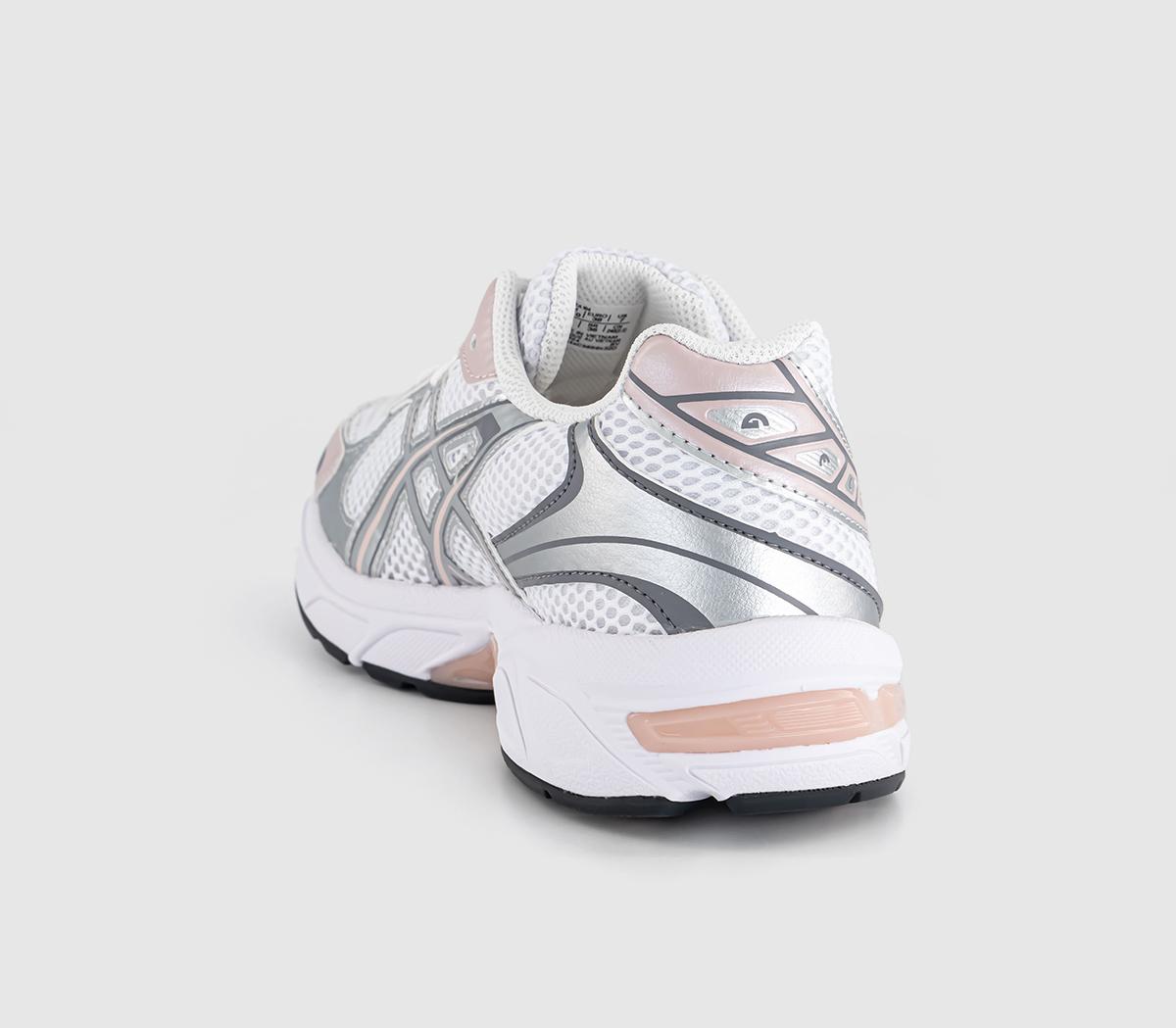 ASICS Gel 1130 Trainers White Neutral Pink - Women's Trainers