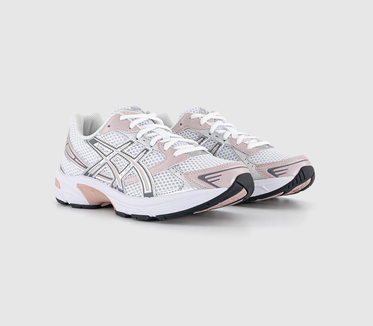 ASICS Gel 1130 Trainers White Neutral Pink - Women's Trainers | King's Cross