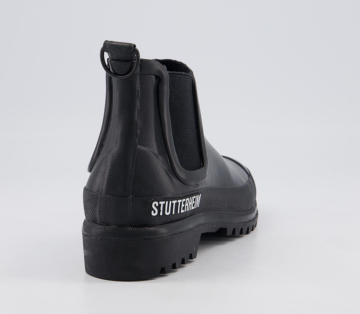 Stutterheim Rainwalker Chelsea Boots F Black - Women's Wellies