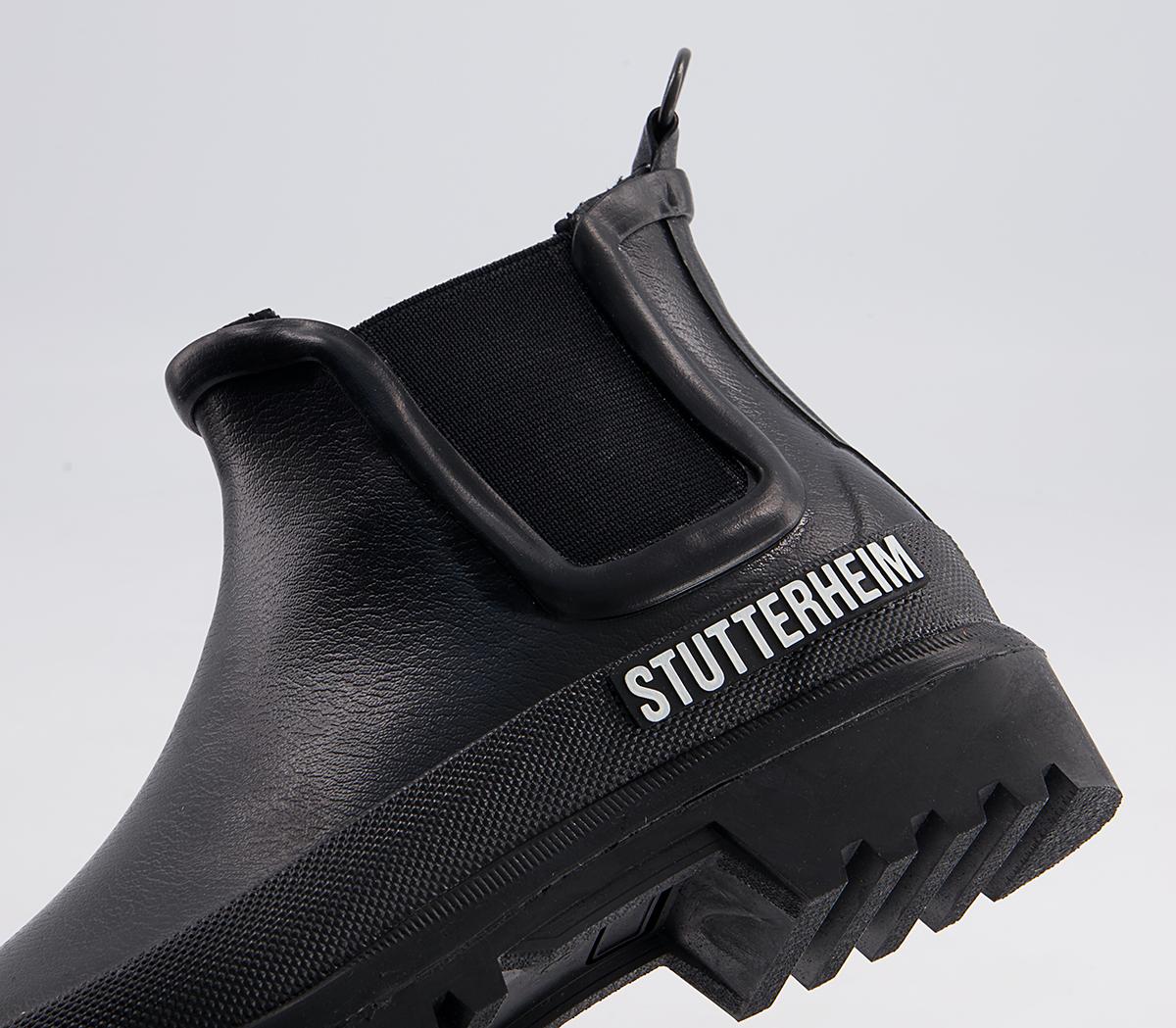 Stutterheim Rainwalker Chelsea Boots F Black - Women's Wellies