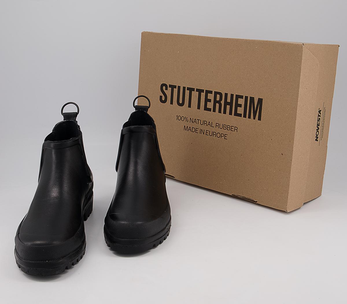 Stutterheim Rainwalker Chelsea Boots F Black - Women's Wellies