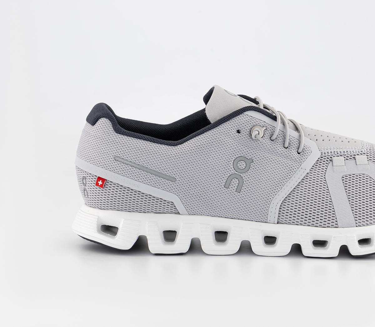 ON Cloud 5 Trainers Glacier White - Men's Trainers