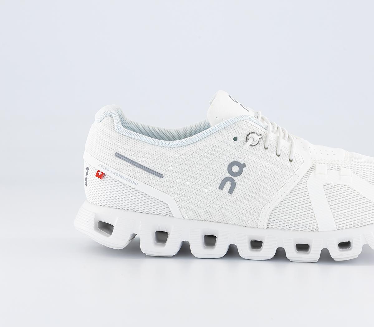 ON Cloud 5 Trainers Undyed White White - Men's Trainers