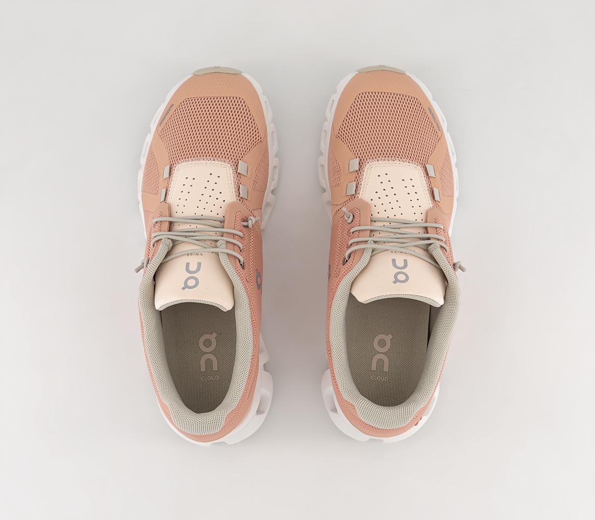 ON Cloud 5 Trainers Rose Shell F - Women's Trainers