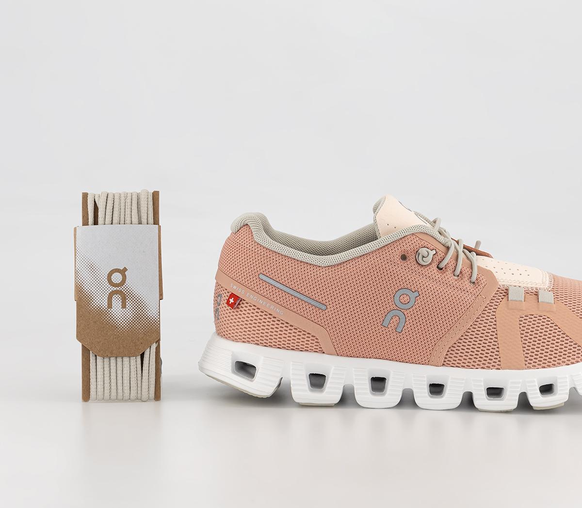 ON Cloud 5 Trainers Rose Shell F - Women's Trainers