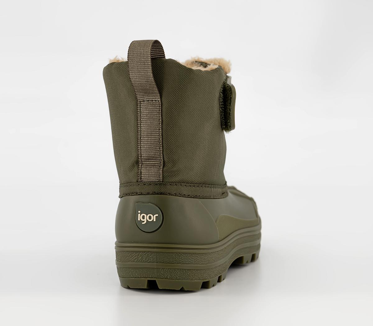 Igor Neu Snow Boots Khaki - Unisex