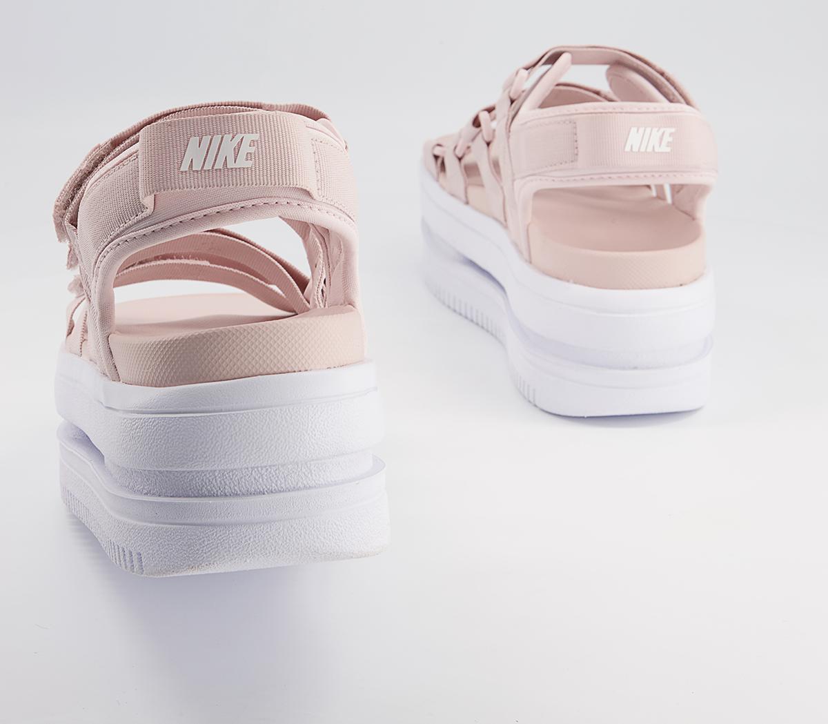Nike Nike Icon Classic Platform Sandals Barel Rose White Pink Oxford ...