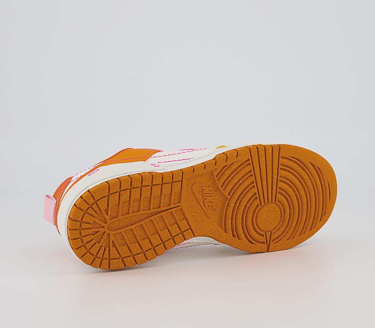 Nike Nike Dunk Low Disrupt 2 Trainers Sail Hyper Pink Solar Flare ...