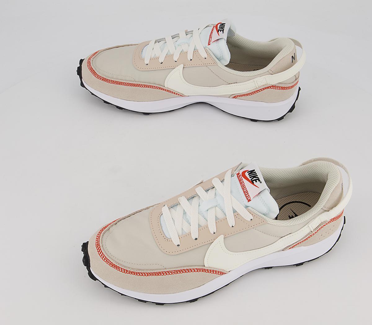 Nike Waffle Debut Trainers Lt Orewood Brown Sail White Sanddrift ...