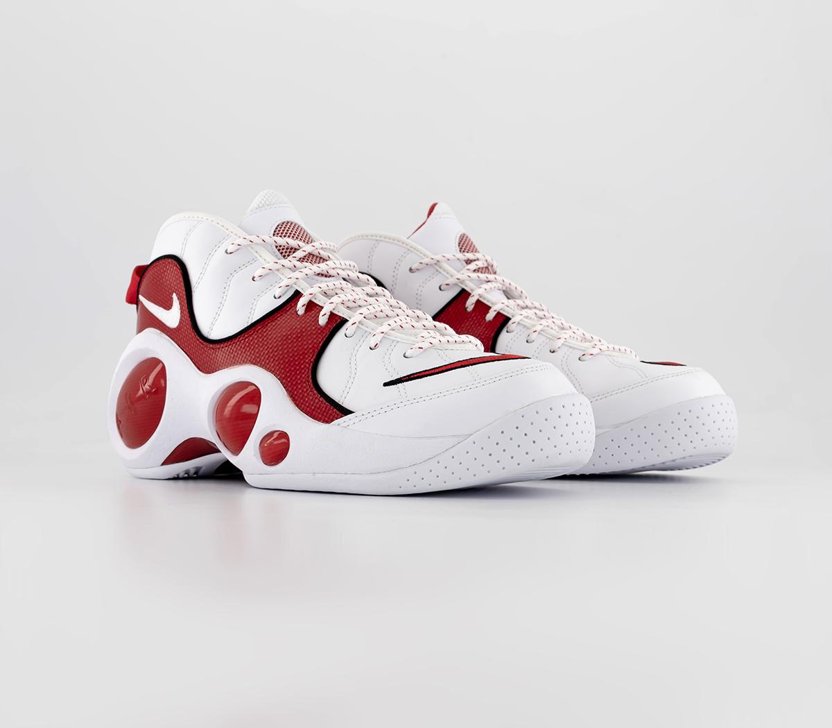 Nike Air Zoom Flight 95 Trainers White True Red Black - Men's Trainers