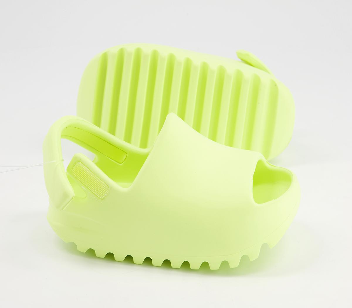 adidas Yeezy Yeezy Infant Slides Glow Green - Unisex