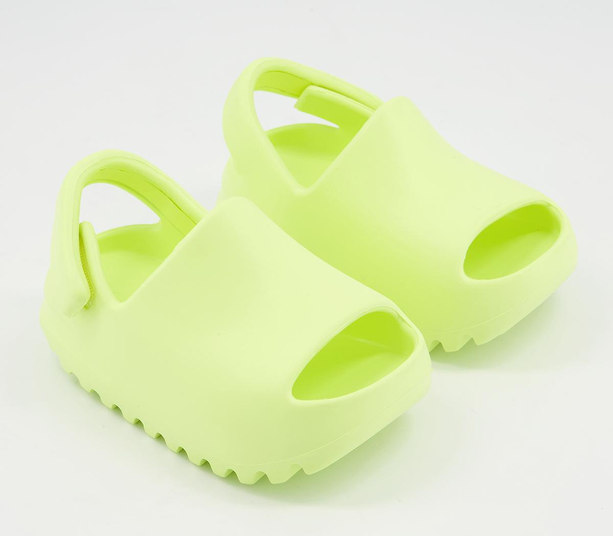 adidas Yeezy Yeezy Infant Slides Glow Green - Unisex