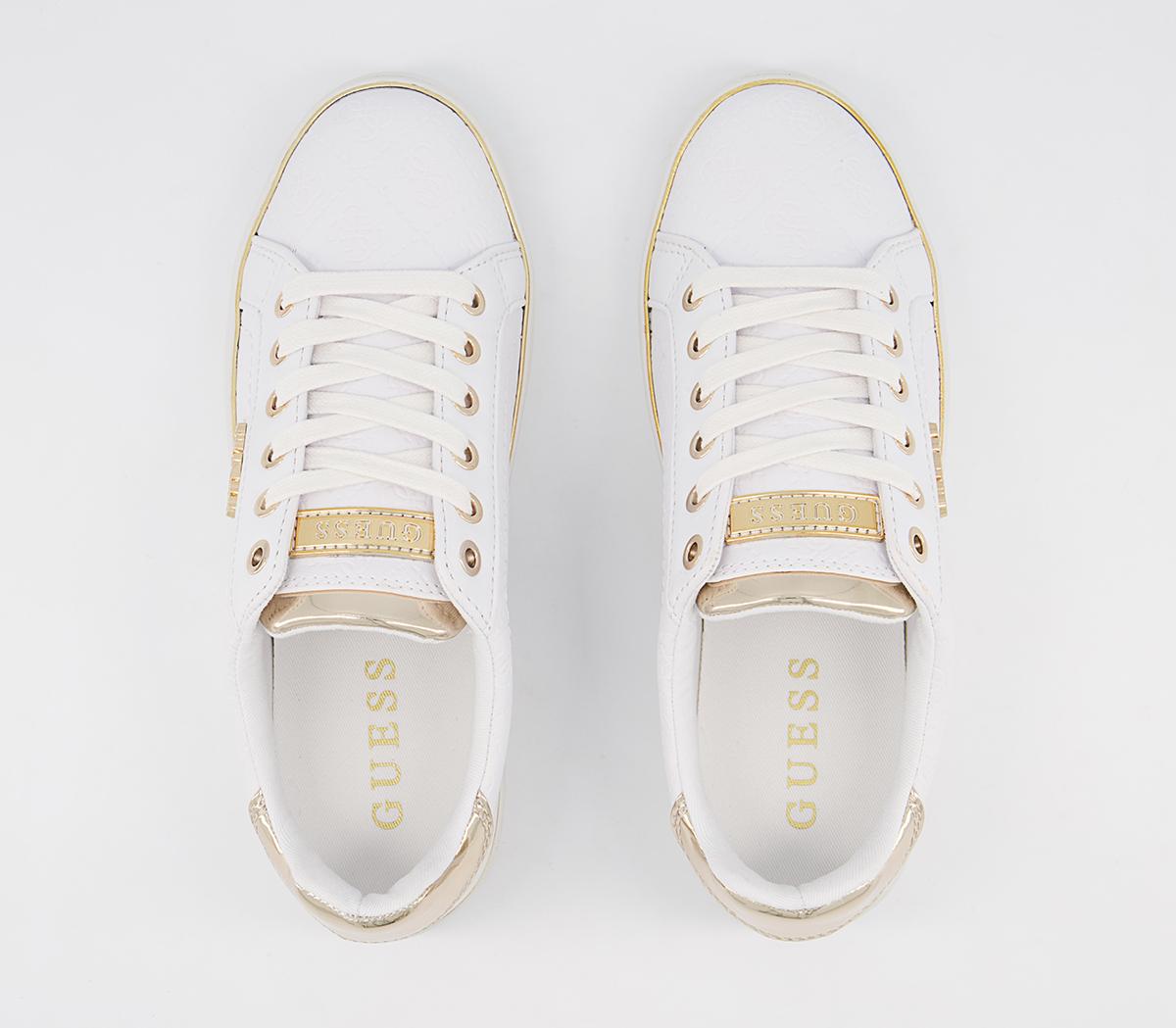 Guess Beckie Sneakers White - Flat Shoes for Women