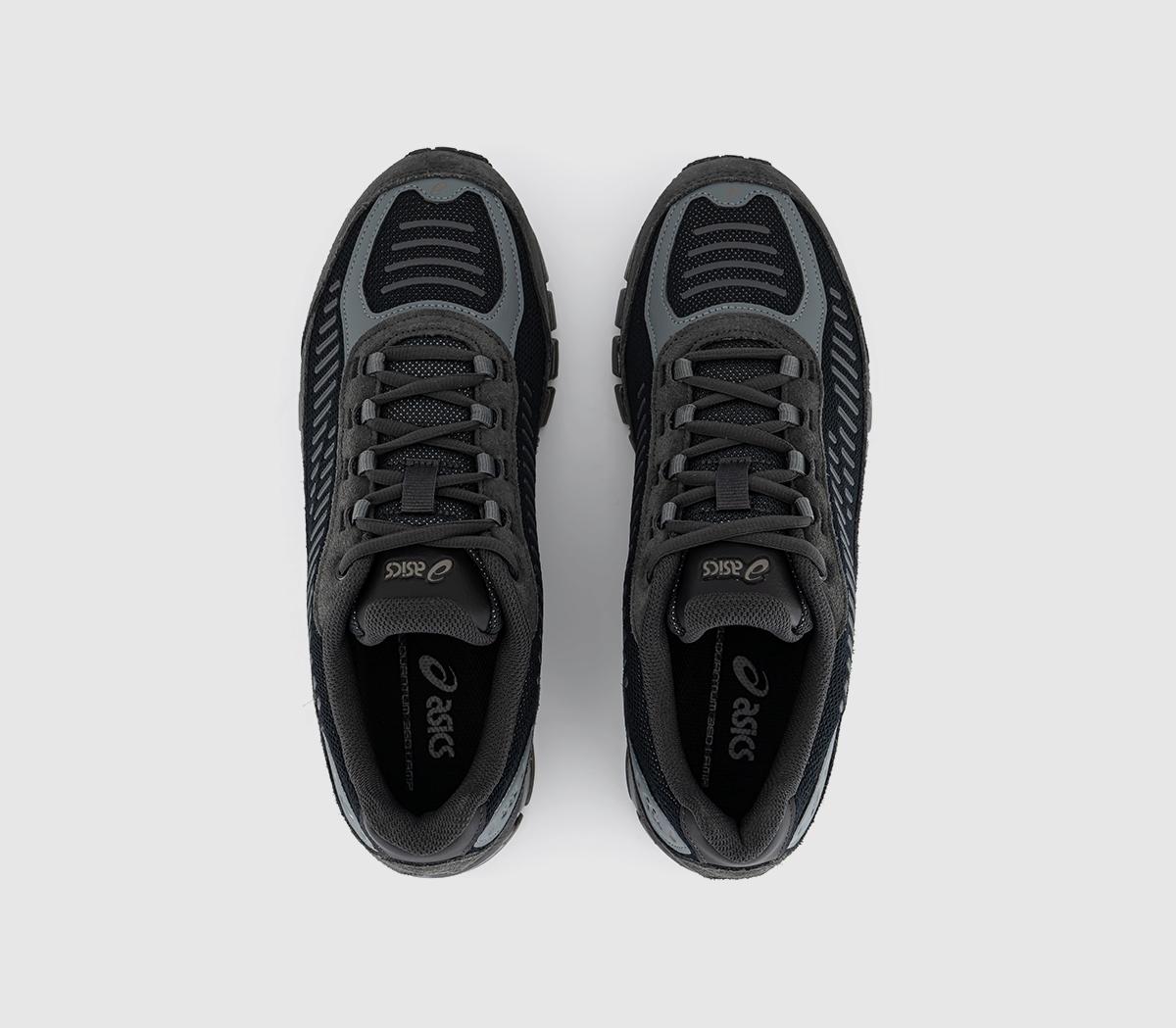 ASICS Gel Quantum 360 Trainers Black Graphite Grey - Men's Trainers