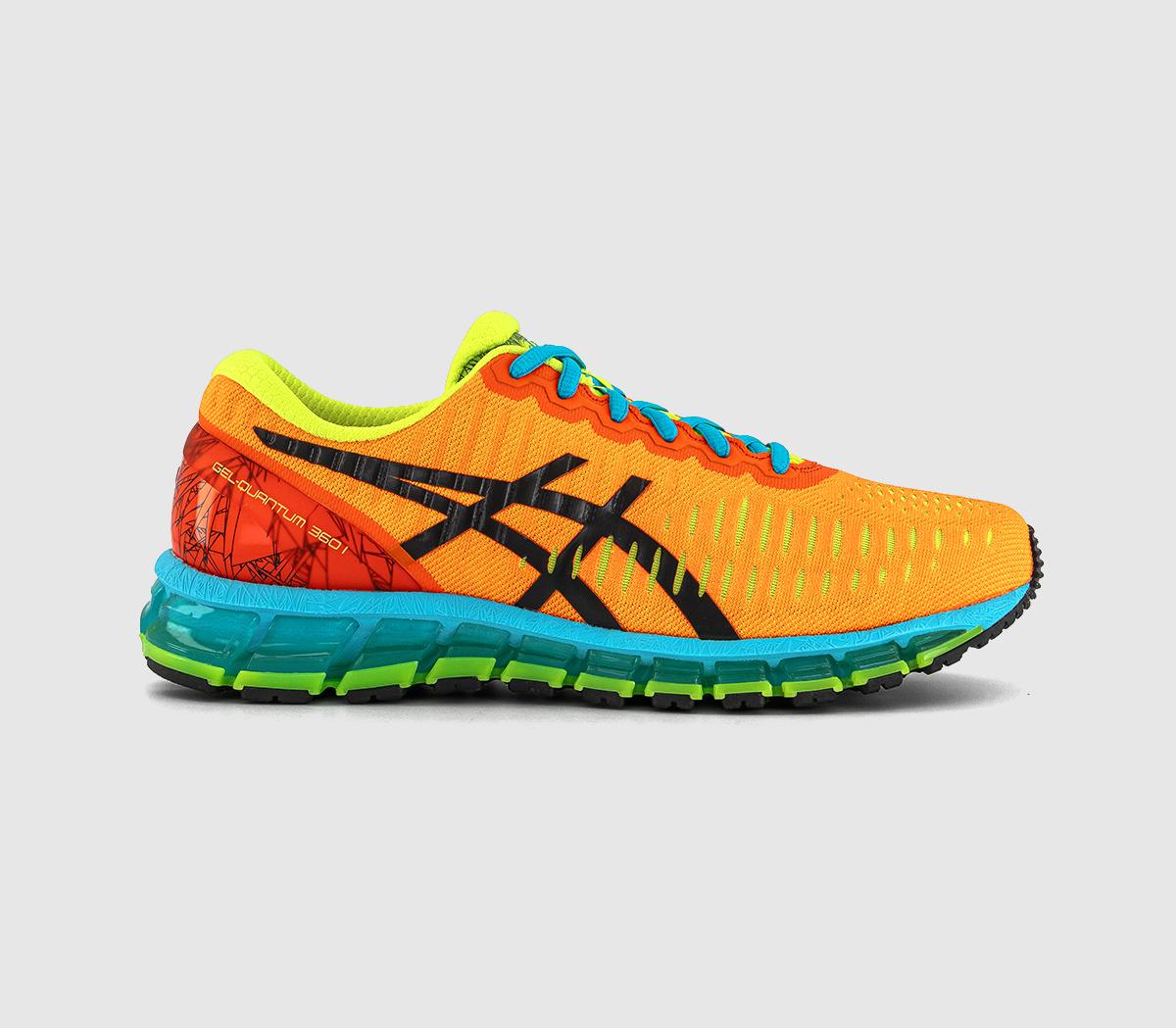 Click here for ASICS Mens Gel Quantum 360 Trainers Haranero Aquar... prices
