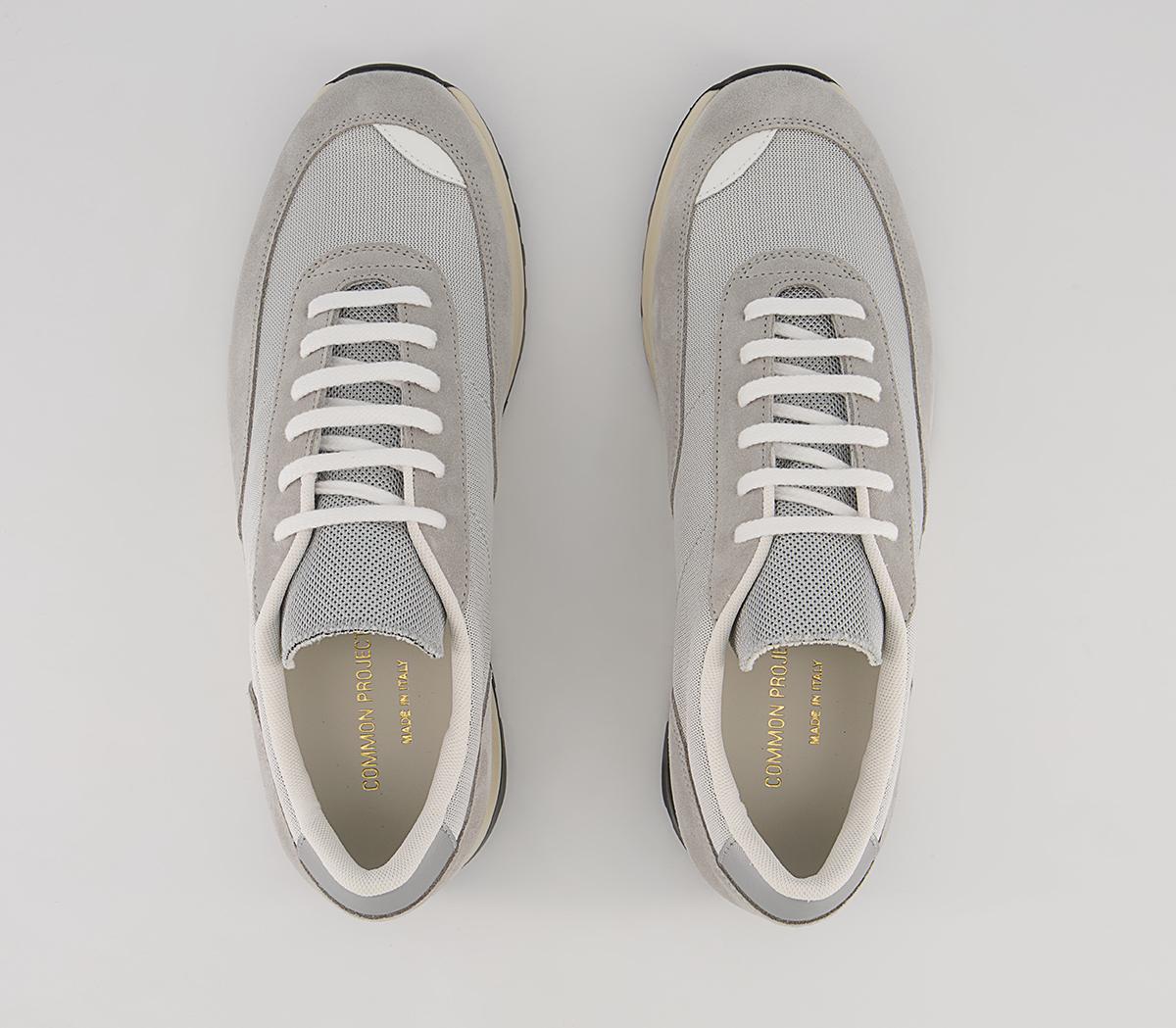 Common Projects Track 80 Metallic Trainers M Grey - Men's Premium Sneakers