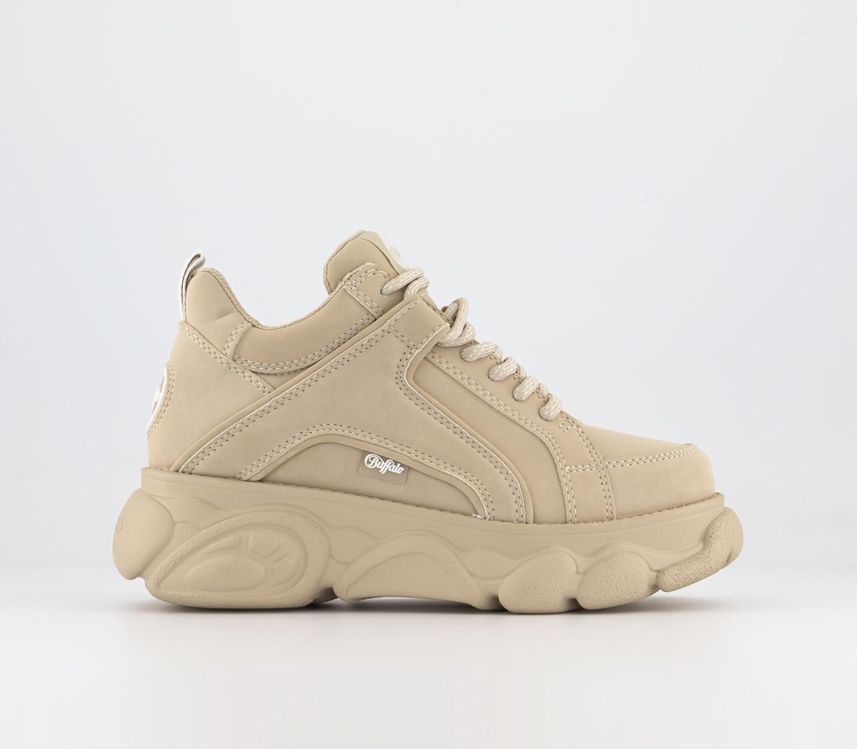 Buffalo Cld Corin Low Trainers Beige - Women's Trainers