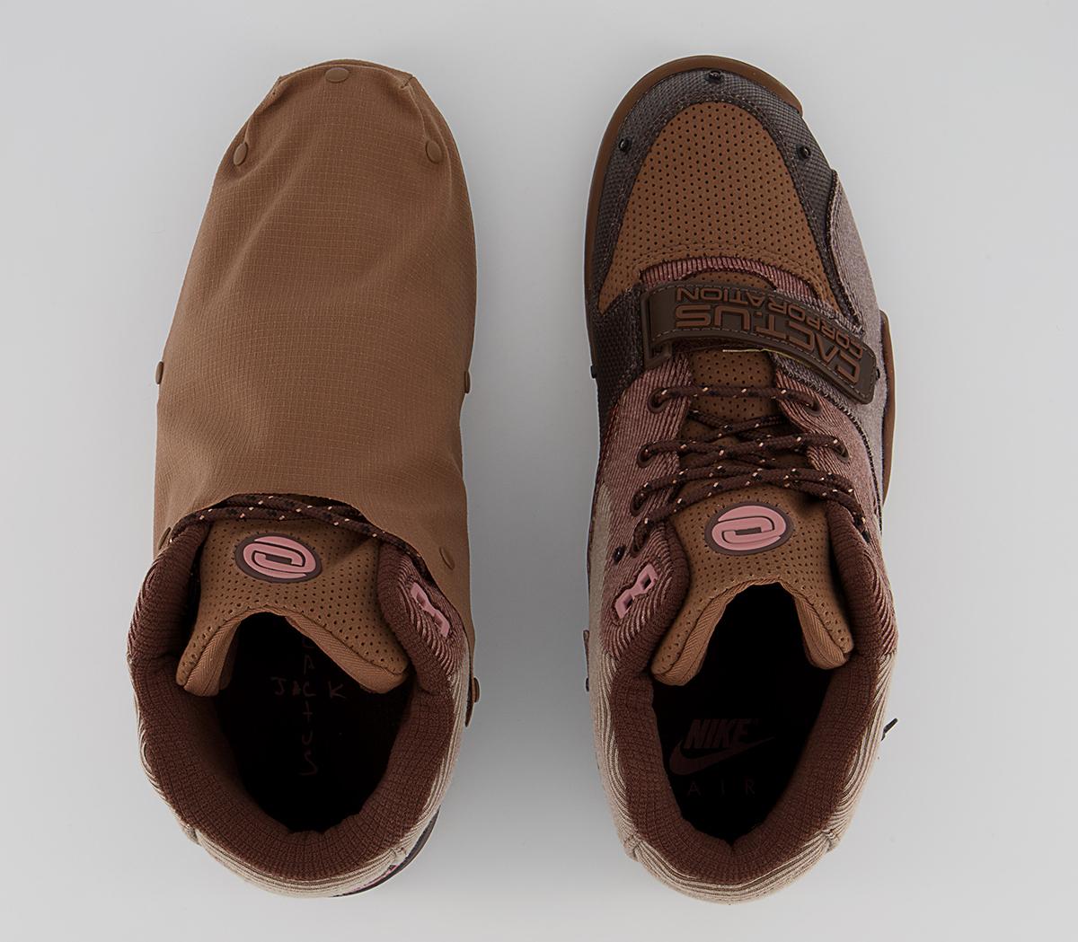 Nike Air Trainer 1 Cactus Jack Trainers Light Chocolate Rust Pink ...