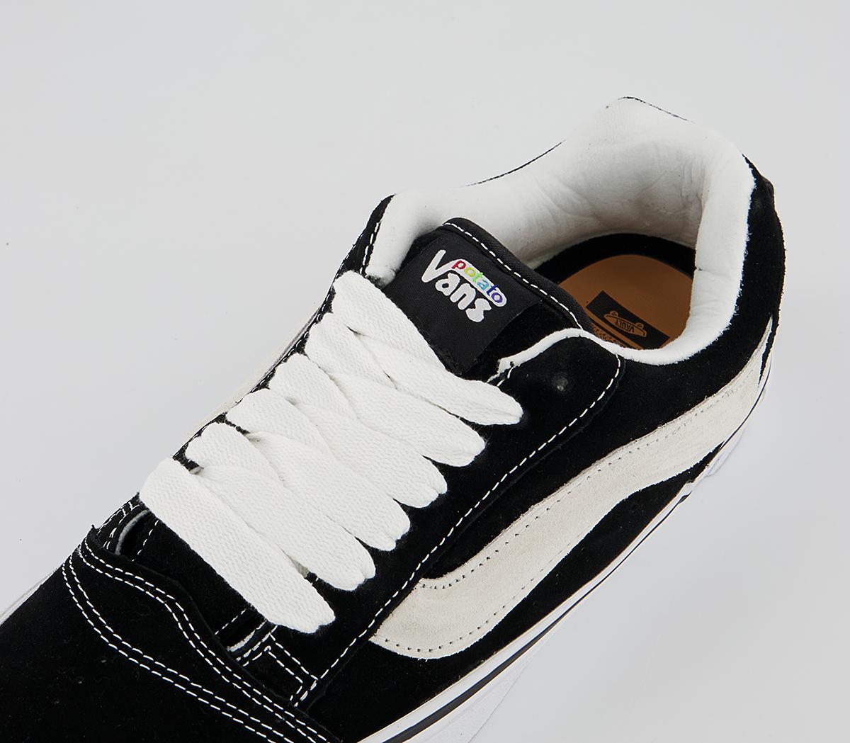 Vans Vault Knu Skool VR3 LX Trainers Imran Potato Black True White ...