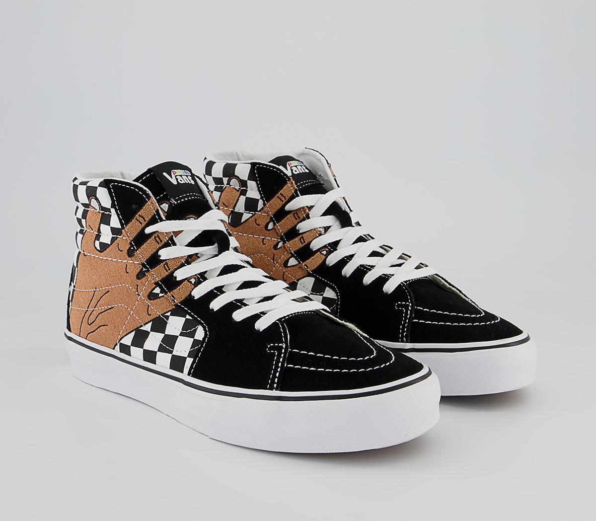 Vans Vault Sk8 Hi VR3 LX Trainers Imran Potato Black Checkerboard True ...