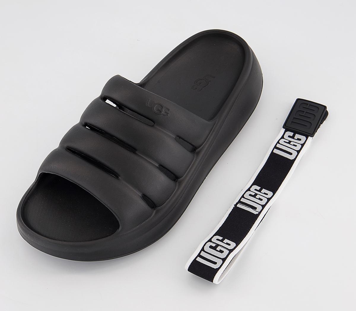 UGG Sport Yeah Sliders Black - Men’s Sandals