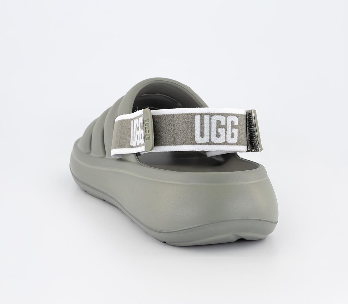 UGG Sport Yeah Sliders Moss Green - Women’s Sandals