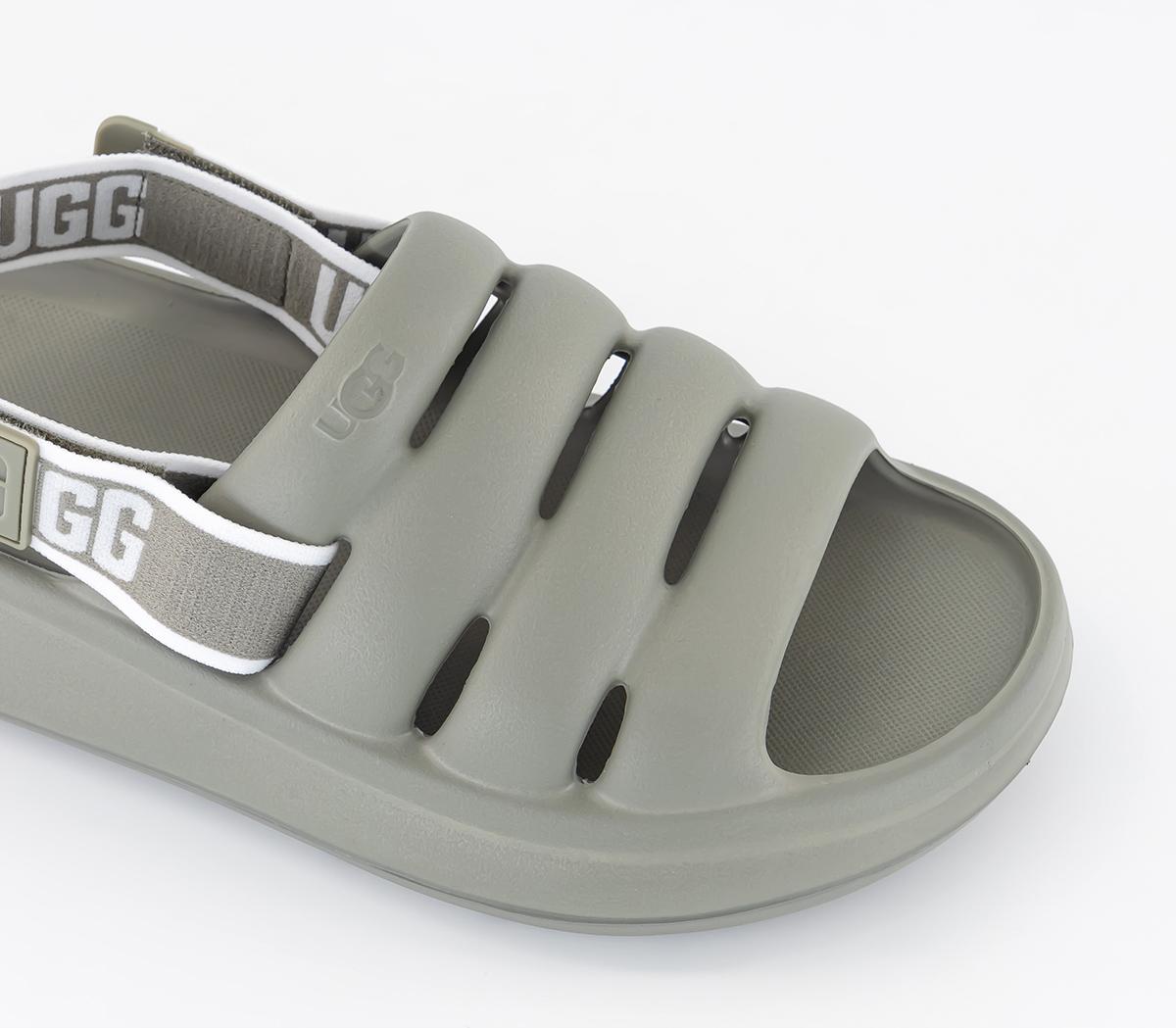 UGG Sport Yeah Sliders Moss Green - Women’s Sandals