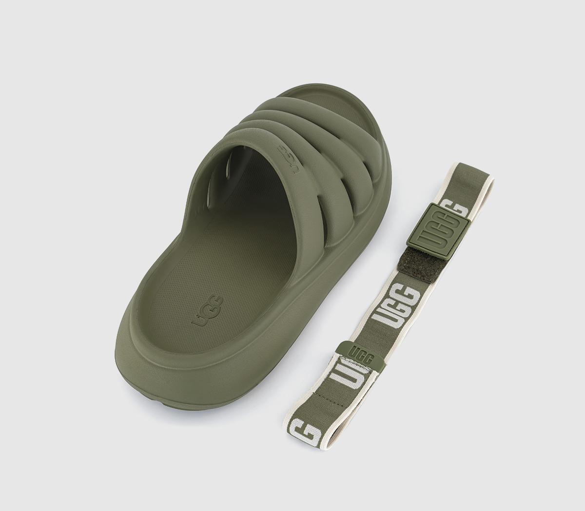 UGG Sport Yeah Sliders Burnt Olive - Women’s Sandals