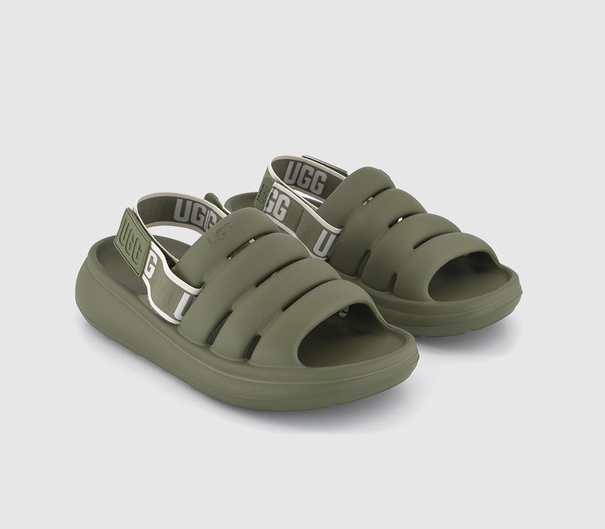 UGG Sport Yeah Sliders Burnt Olive - Women’s Sandals
