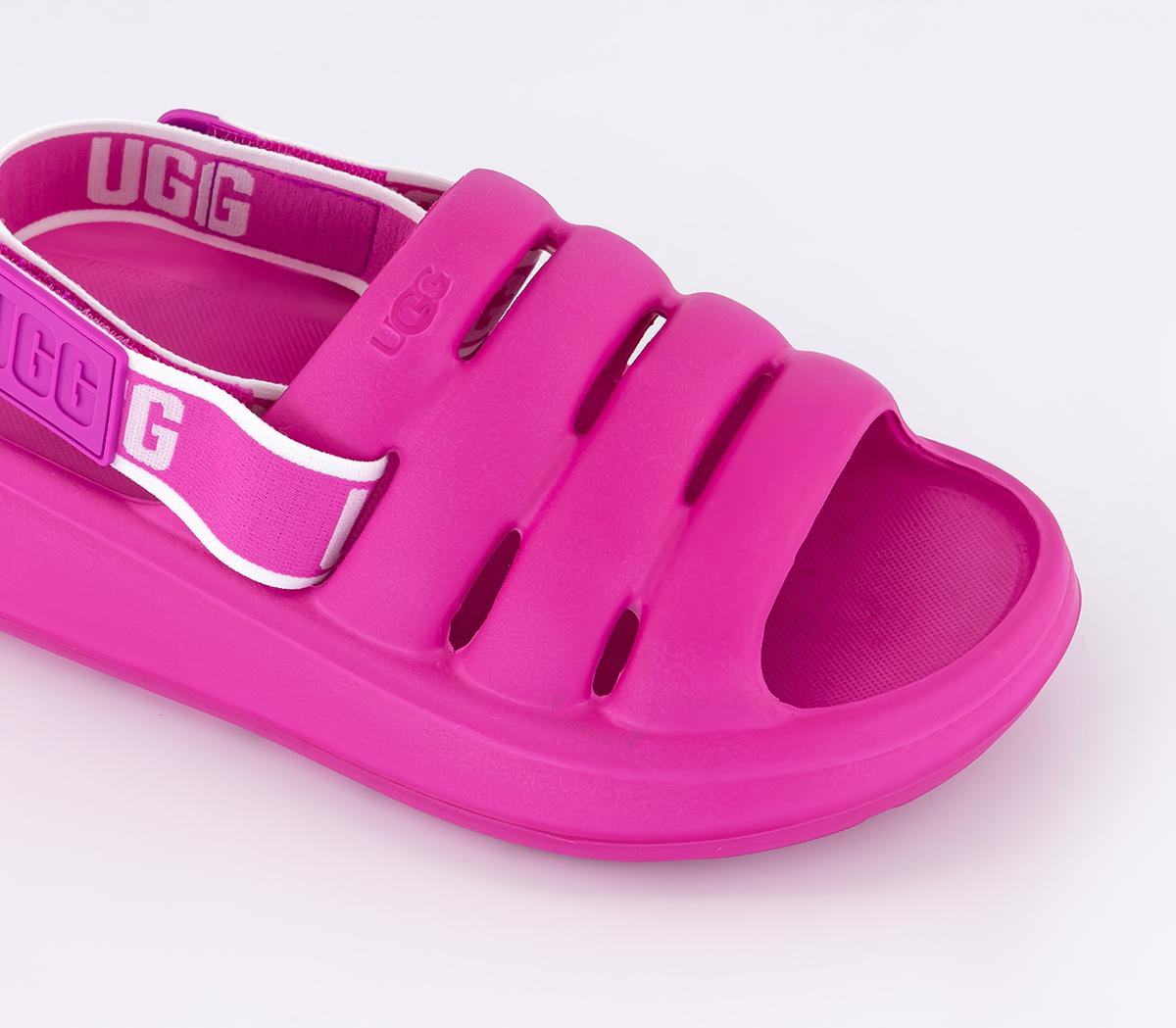 UGG Sport Yeah Sliders Dragon Fruit Pink - Women’s Sandals