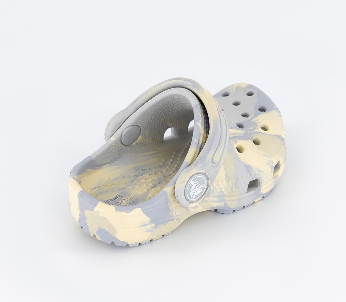 Crocs Classic Toddler Clogs Marbled Atmosphere Multi - Unisex