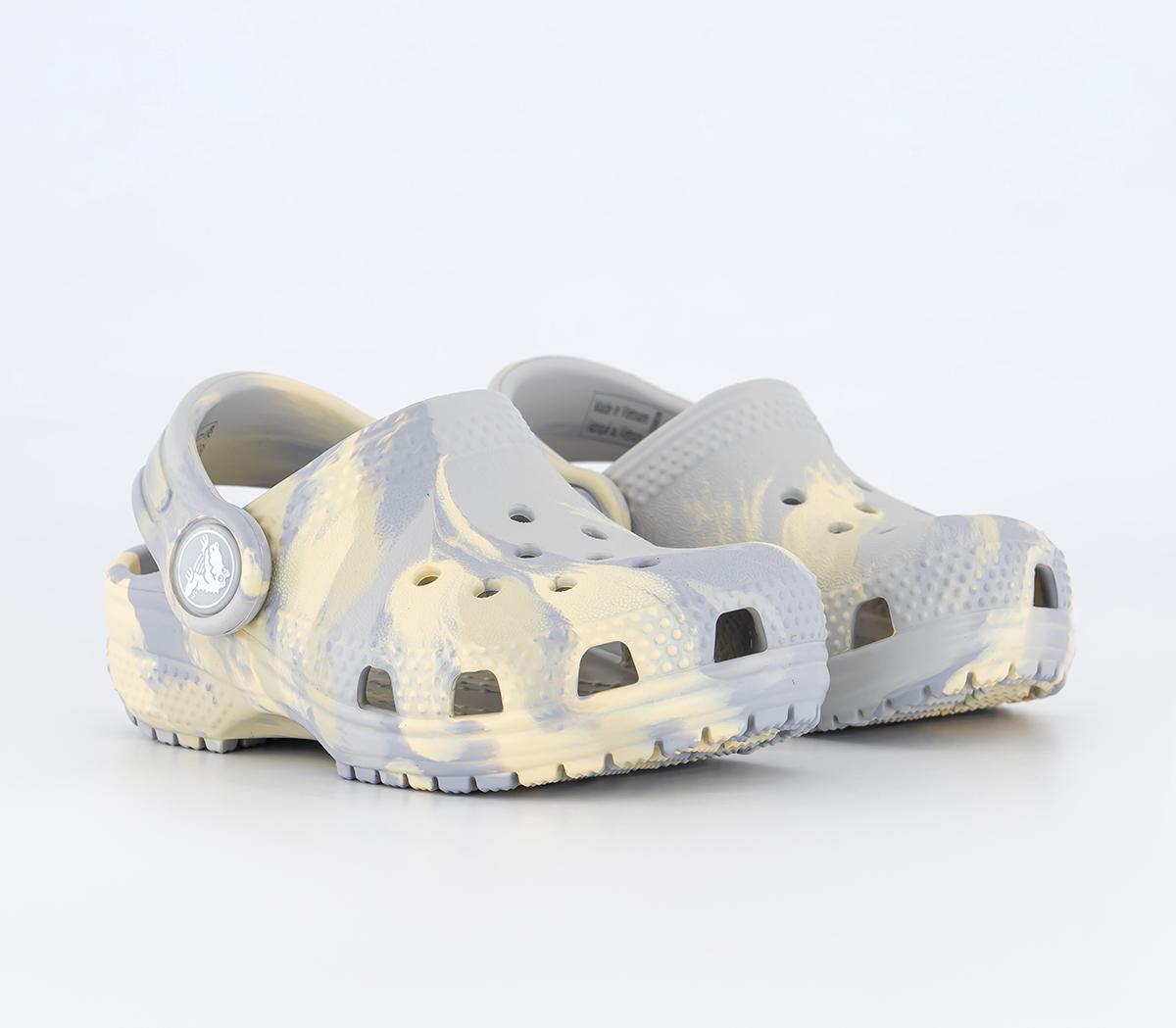 Crocs Classic Toddler Clogs Marbled Atmosphere Multi - Unisex