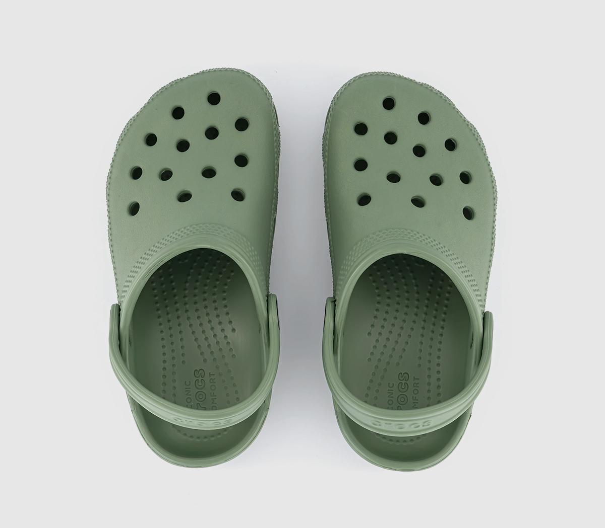 Crocs Classic Clogs Kids Moss - Unisex