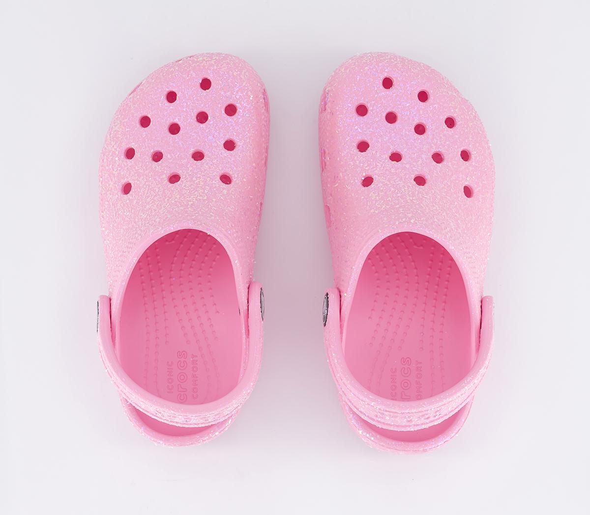 Crocs Classic Kids Clogs Glitter Flamingo - Unisex
