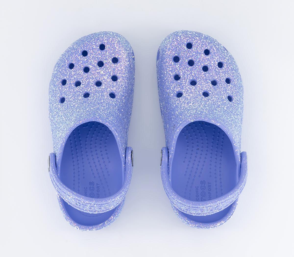 Crocs Classic Kids Clogs Glitter Moon Jelly - Unisex