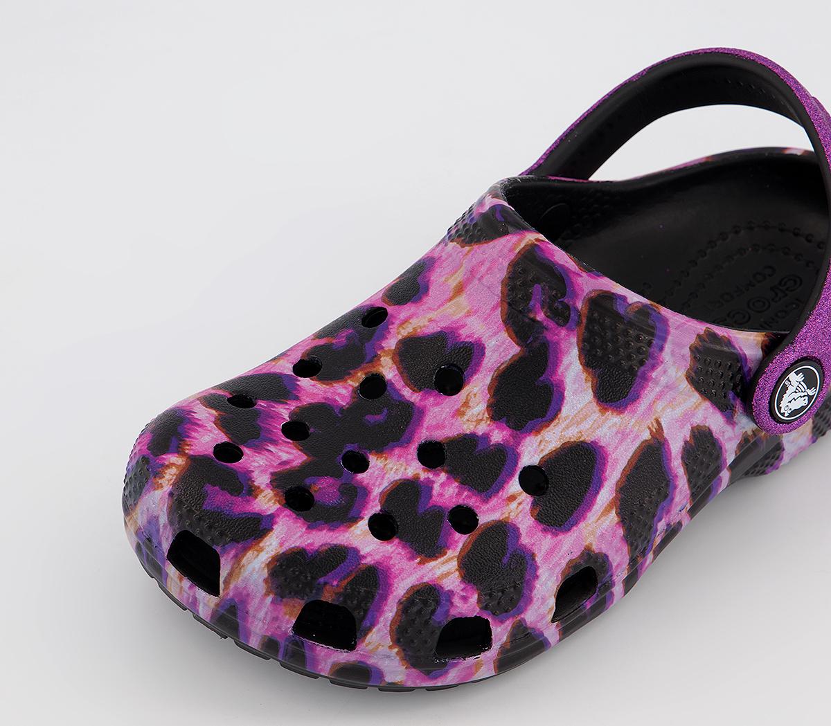 Crocs Classic Kids Clogs Papaya Leopard - Unisex