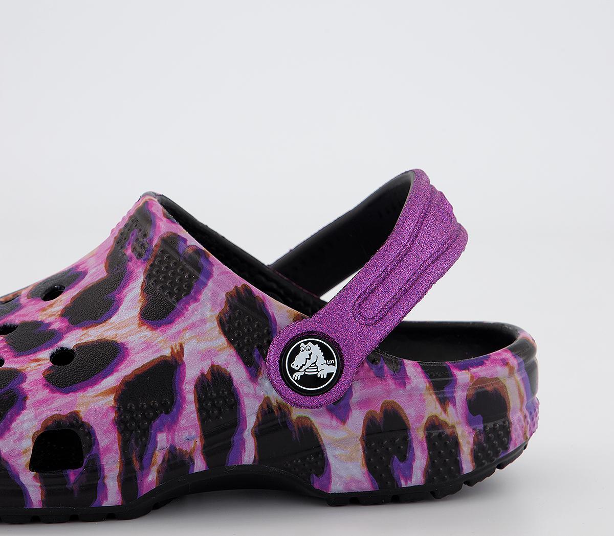 Crocs Classic Kids Clogs Papaya Leopard - Unisex