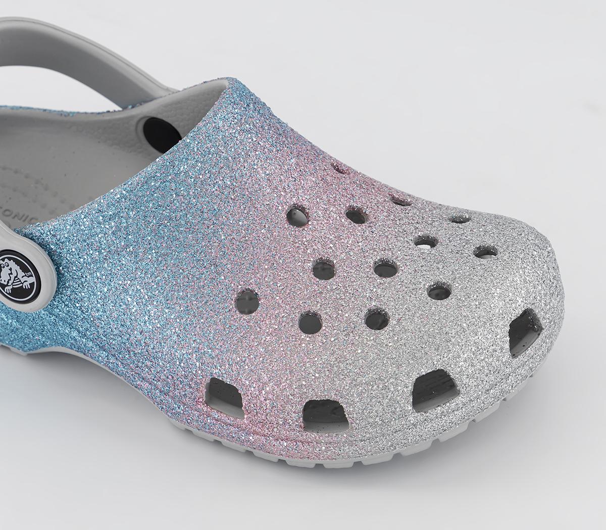 Crocs Classic Kids Clogs Shimmer Multi Glitter - Unisex