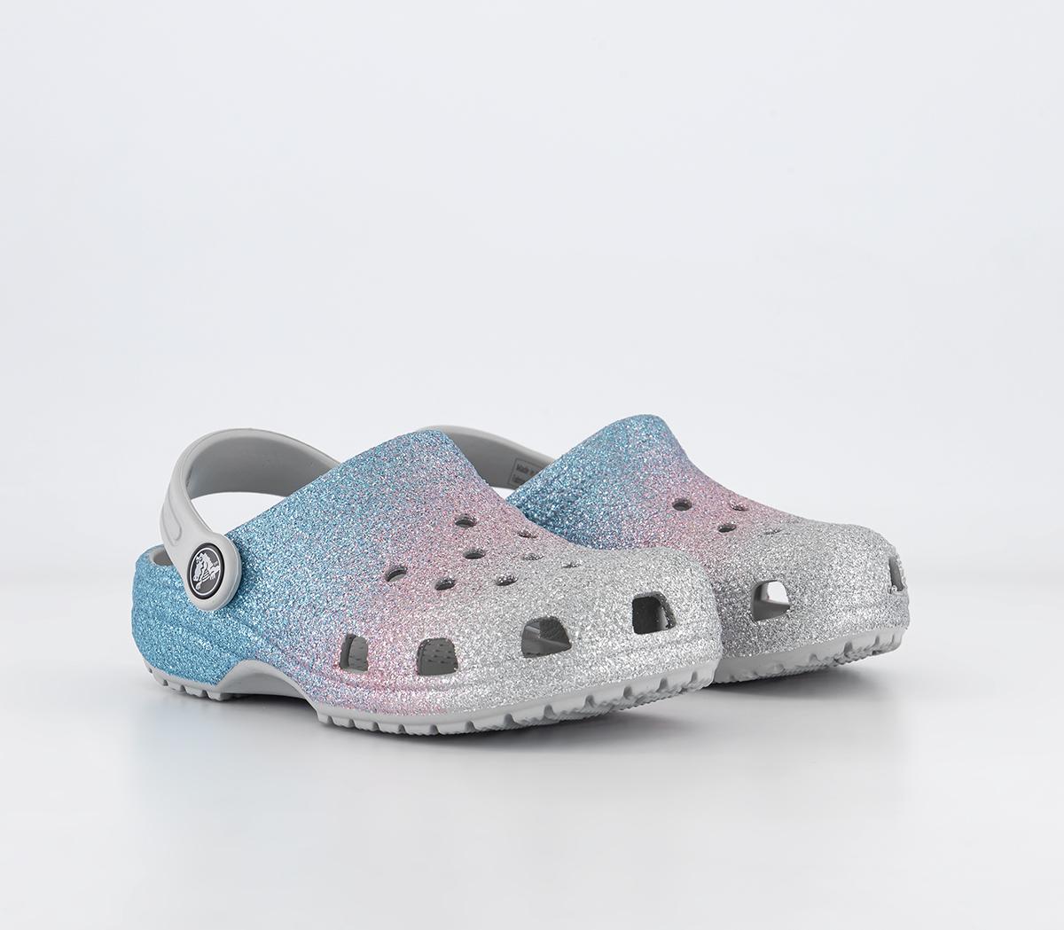 Crocs Classic Kids Clogs Shimmer Multi Glitter - Unisex