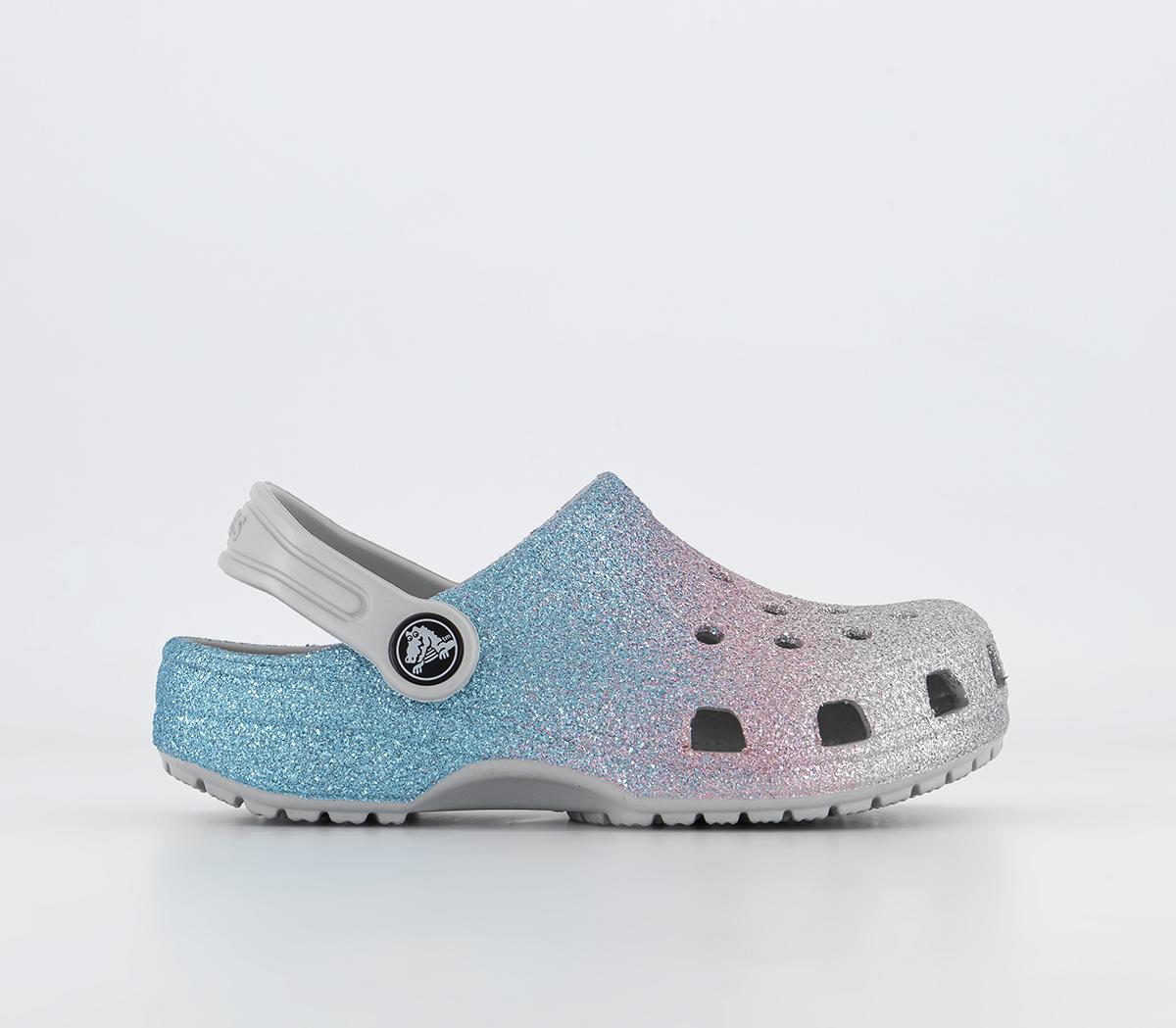 Crocs Classic Kids Clogs Shimmer Multi Glitter - Unisex