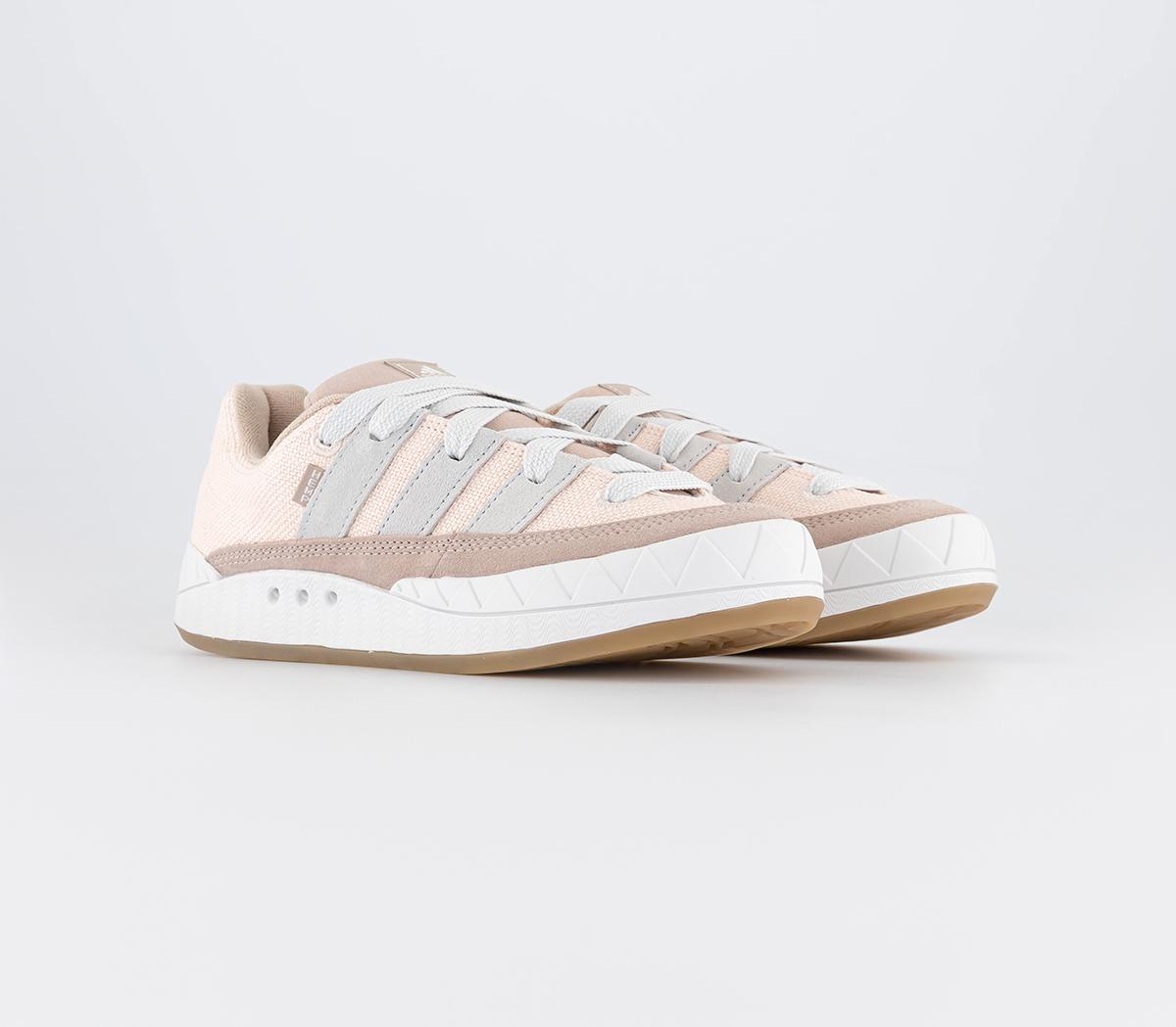adidas Adimatic Trainers Wonder Quartz Crystal White Gum - Women's Trainers