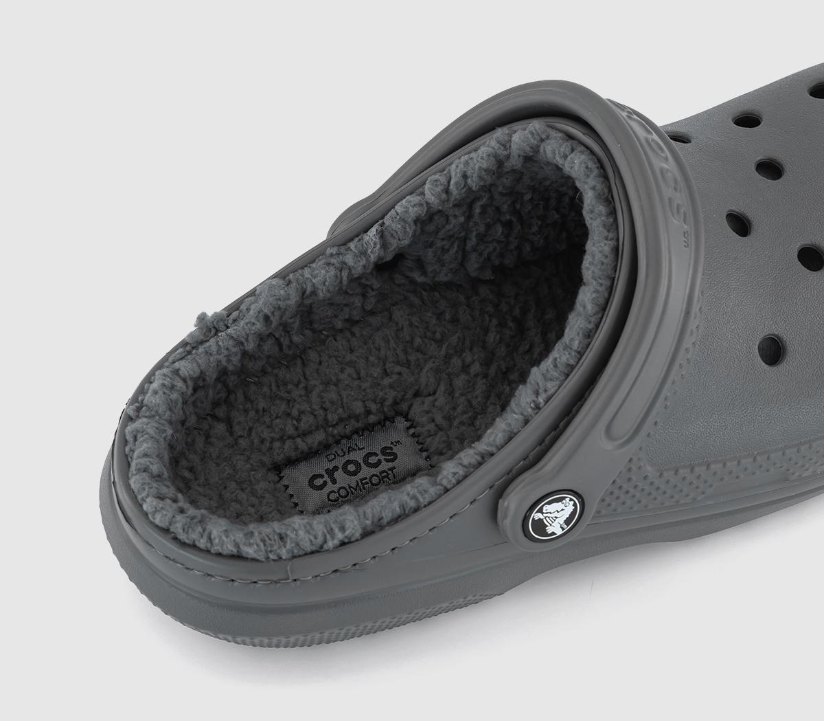 Crocs Classic Lined Clogs M Slate Grey Smoke - Men's Casual Shoes