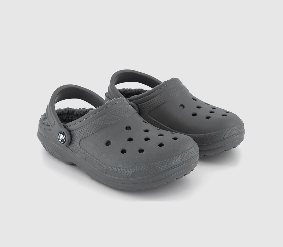 Crocs Classic Lined Clogs M Slate Grey Smoke - Men's Casual Shoes