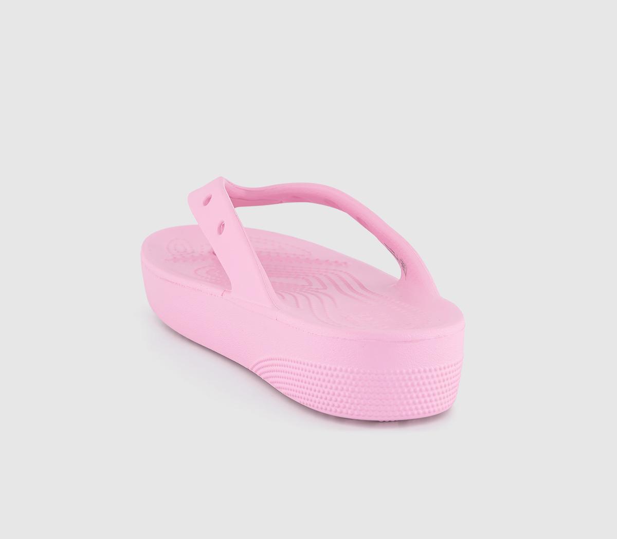 Crocs Classic Platform Flip Flops Flamingo - Women’s Sandals