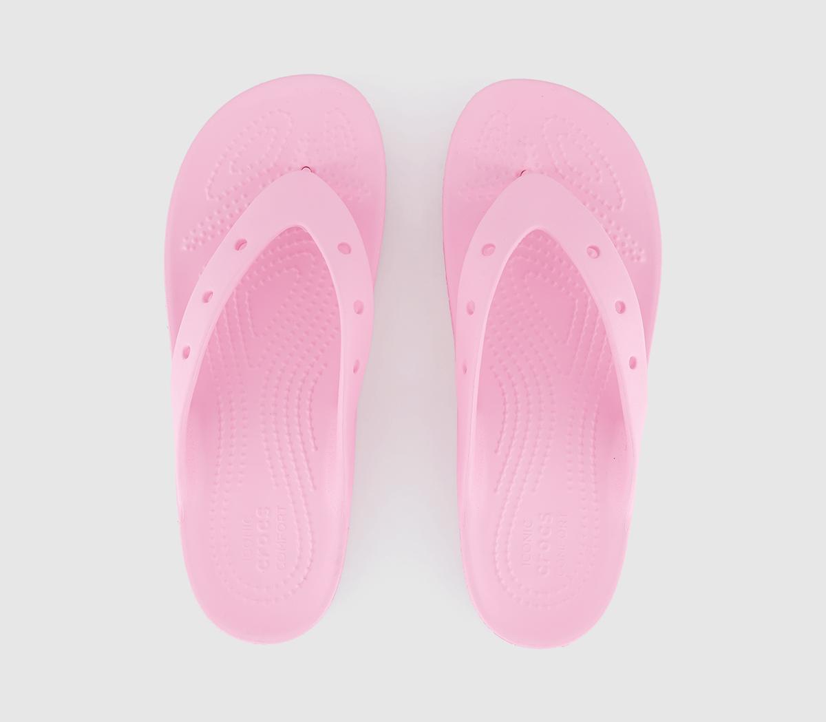 Crocs Classic Platform Flip Flops Flamingo - Women’s Sandals
