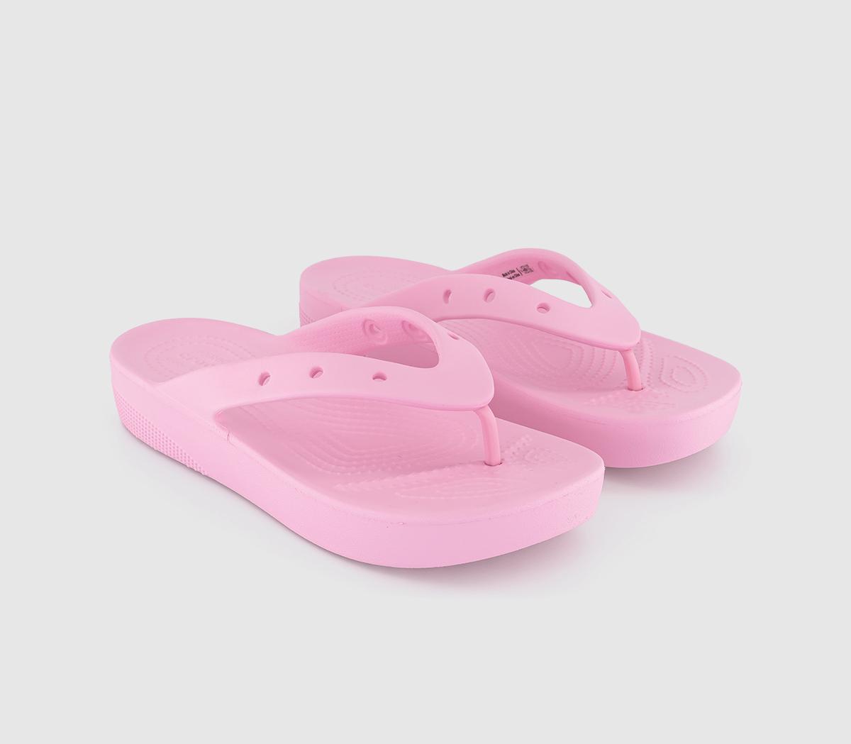 Crocs Classic Platform Flip Flops Flamingo - Women’s Sandals
