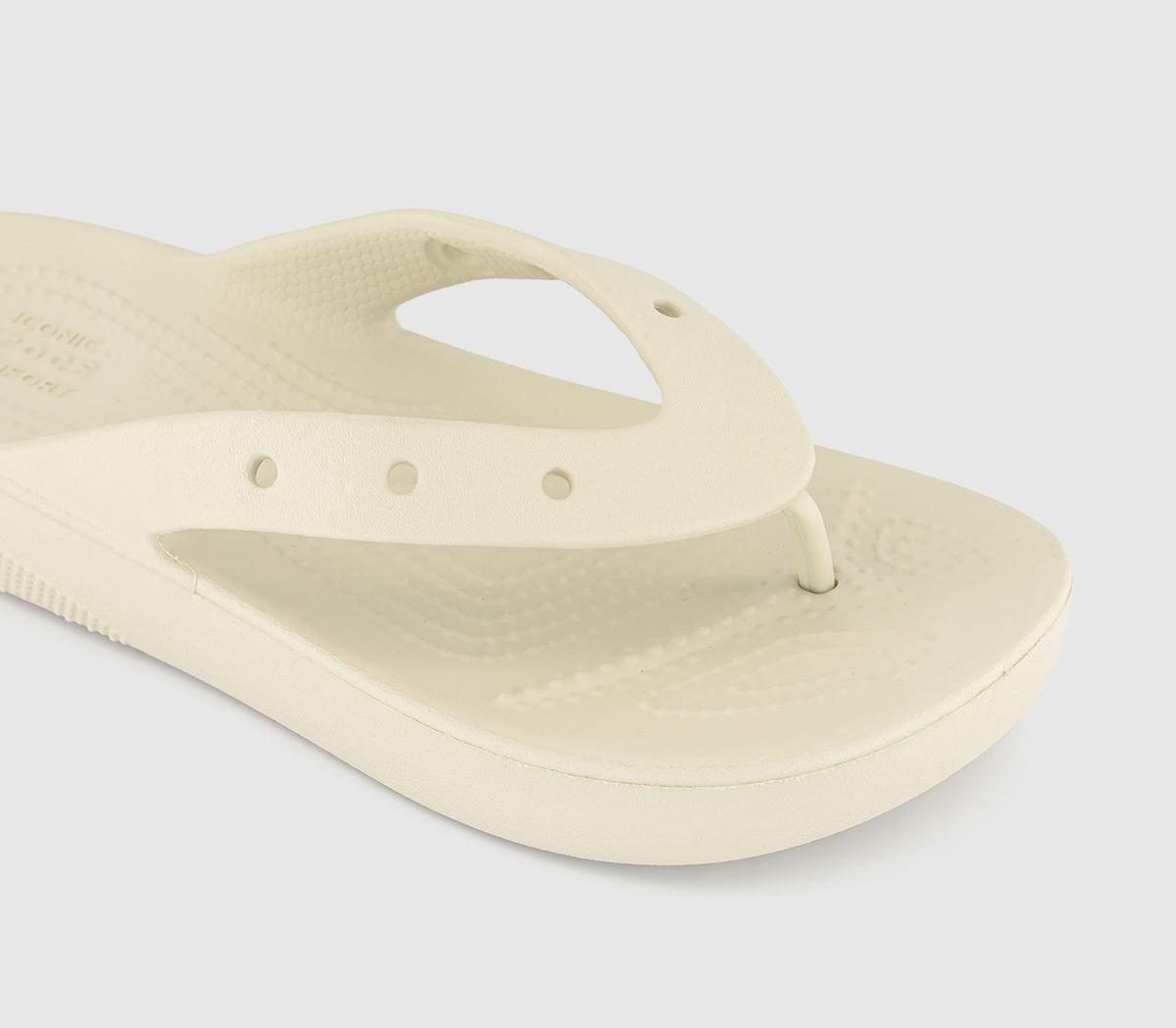 Crocs Classic Platform Flip Flops Bone - Women’s Sandals