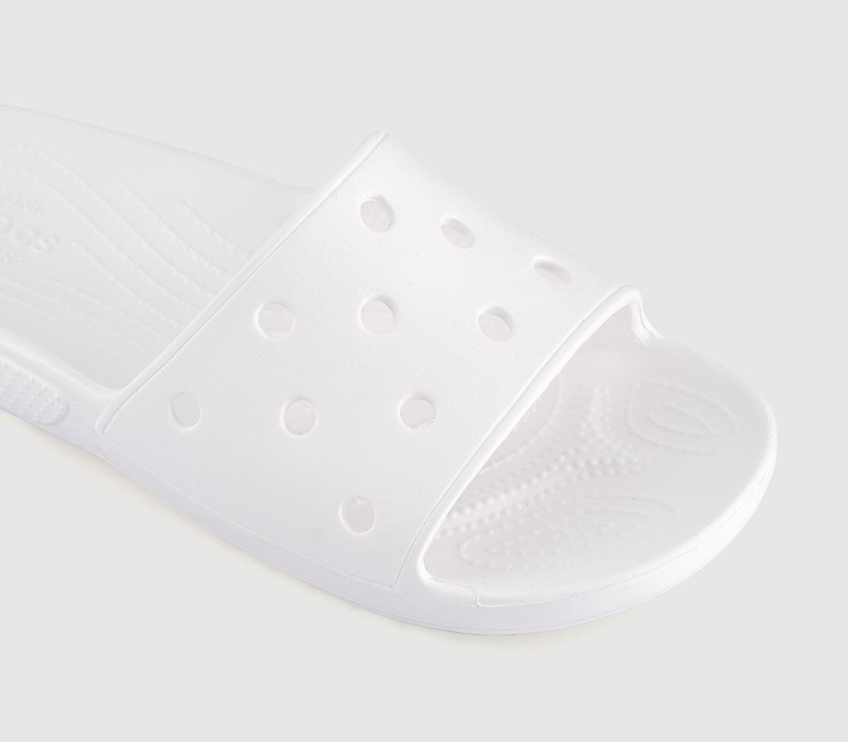 Crocs Classic Sliders White - Women’s Sandals